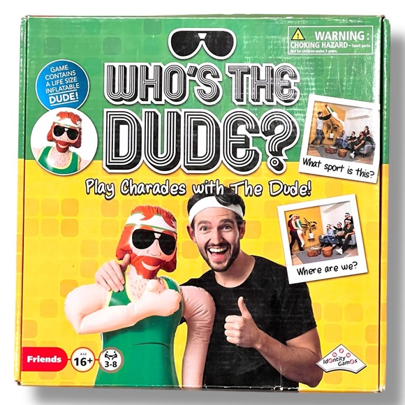 Toys | Whos The Dude Charades Game Use The Life Size Inflatable Dude To ...